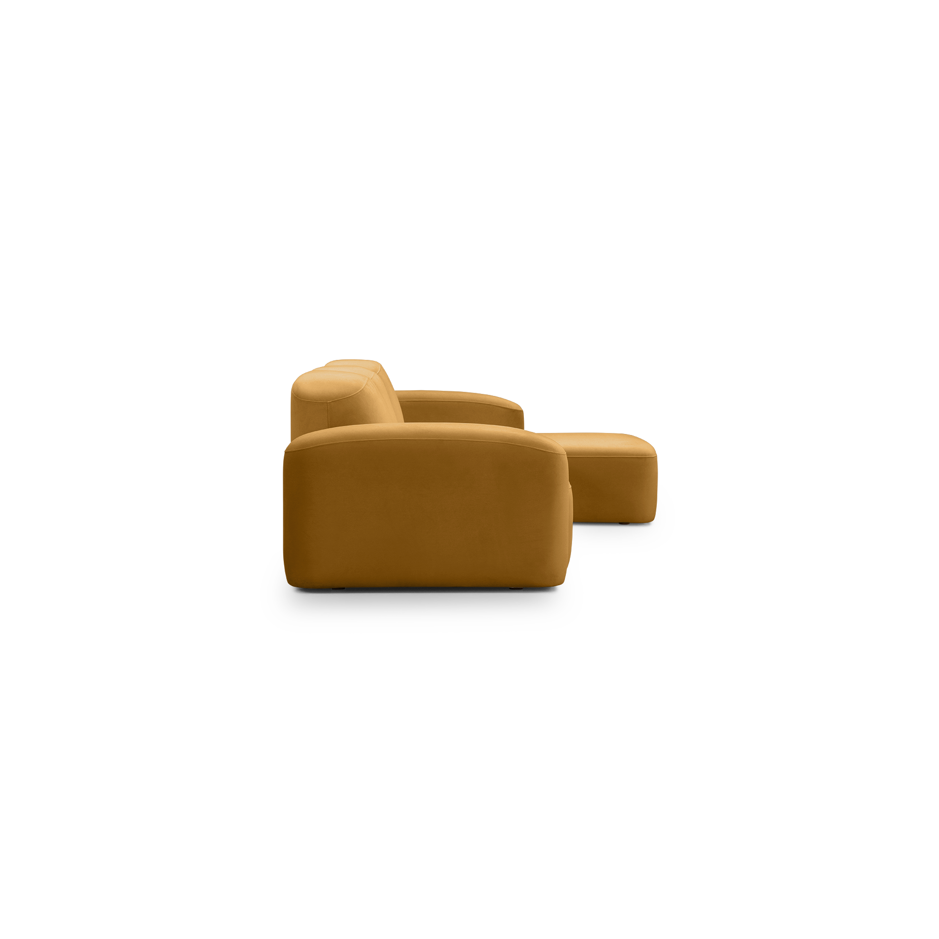 Muse 3 Seat RAF Chaise Sofa - Malibu Almond – ELLISON STUDIOS.