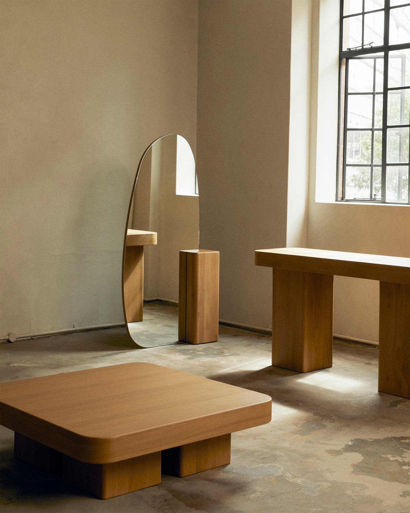 Block Console - Oak – ELLISON STUDIOS.