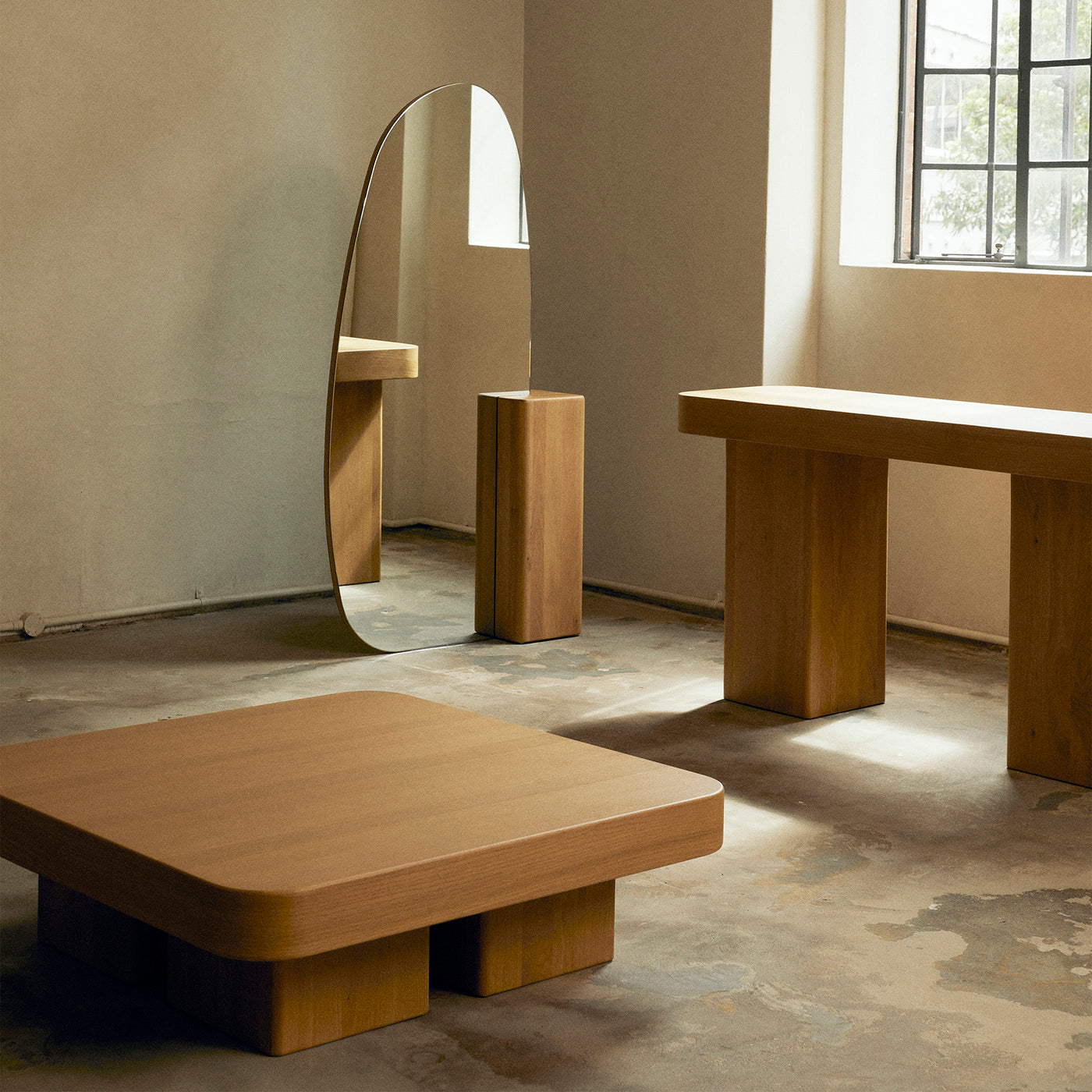 Block Console - Oak – ELLISON STUDIOS.